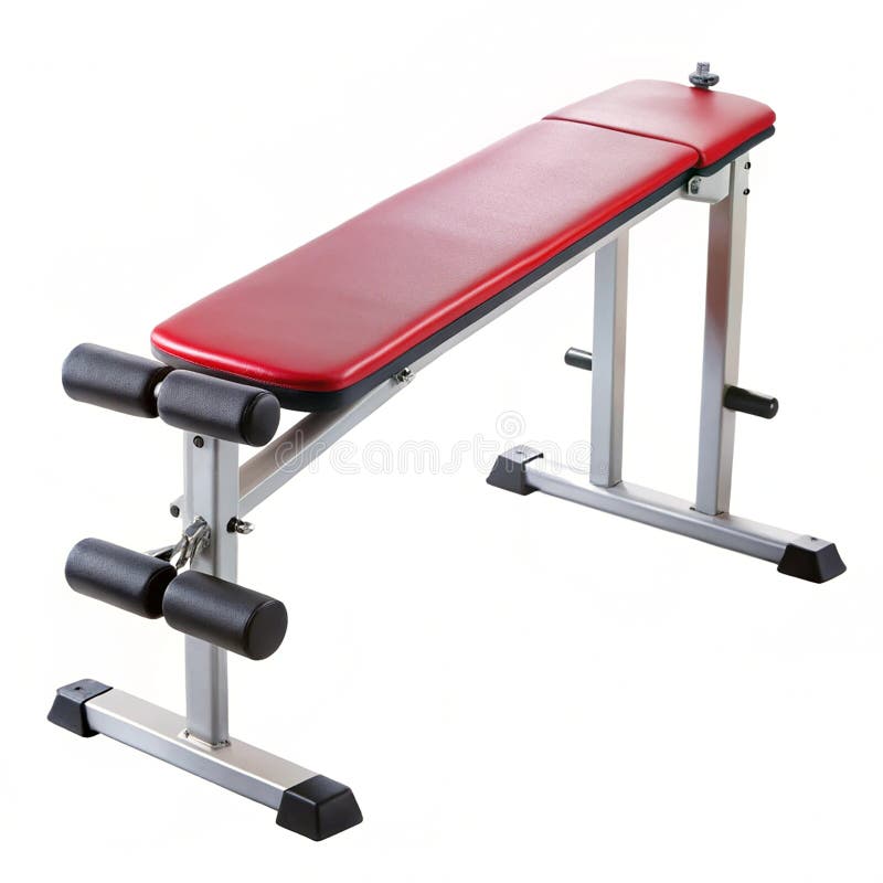 Plastic Workout Bench with Adjustable Height Stock Illustration ...