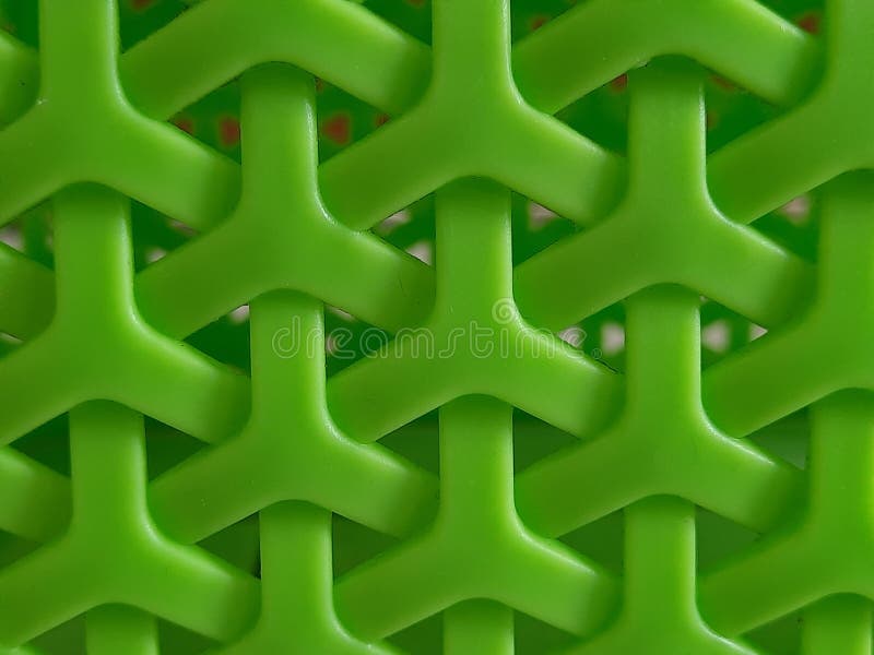 Plastic Woven Green Basket Small Stock Image - Image of basket, green ...