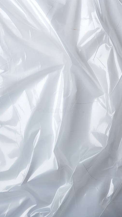 Plastic Wrap Texture, Close Up of Plastic Material for Background Used ...