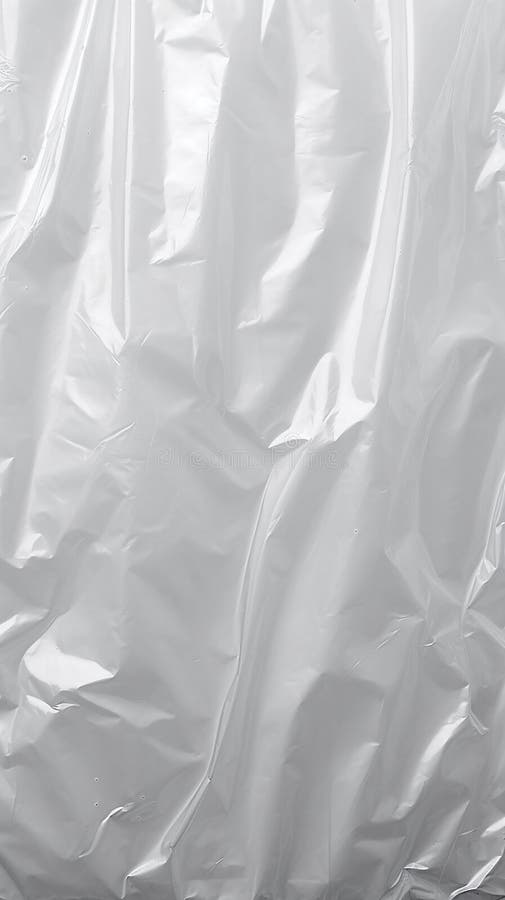 Plastic Wrap Texture, Close Up of Plastic Material for Background Used ...