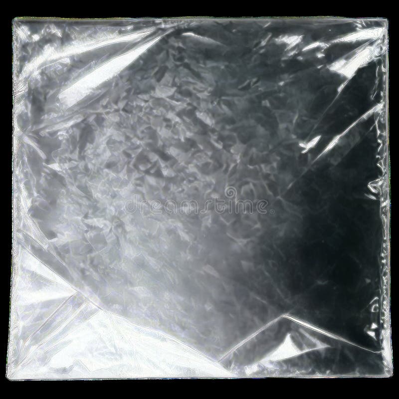Plastic Wrap Texture Overlay Effect for Vinyl or CD Cover Mockup Design ...