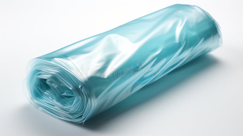 Plastic Wrap on White Background Stock Illustration - Illustration of ...