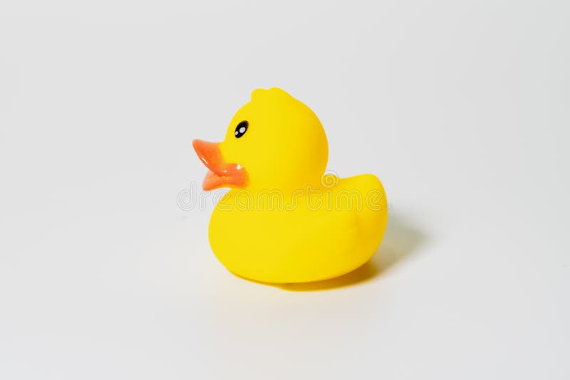 Plastic Yellow Duck - Facing Left Editorial Photo - Image of ...
