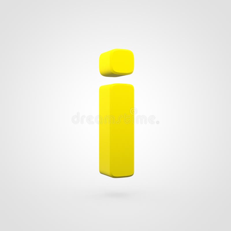 Plastic Yellow Letter G Uppercase Isolated on White Background. Stock ...