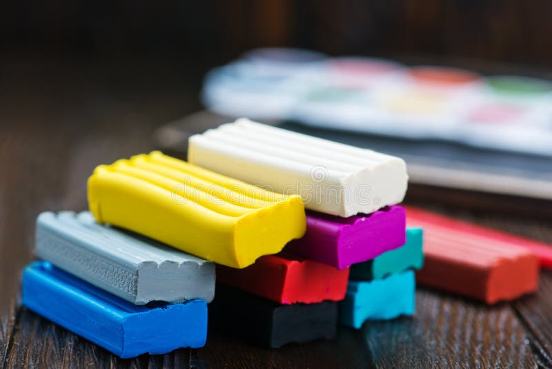 Plasticine stock image. Image of organized, block, construct - 78218363