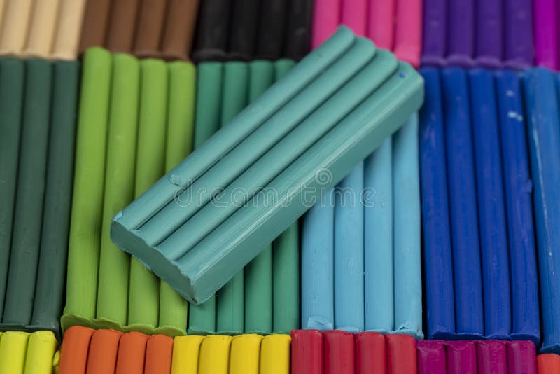 Plasticine of Different Colors for Modeling and Modeling Stock Photo ...