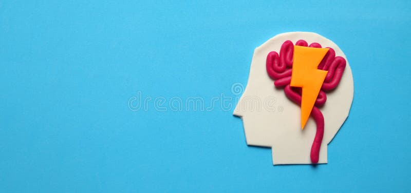 Plasticine Head and Mind. Brain Activity, Intelligent Concept Stock ...
