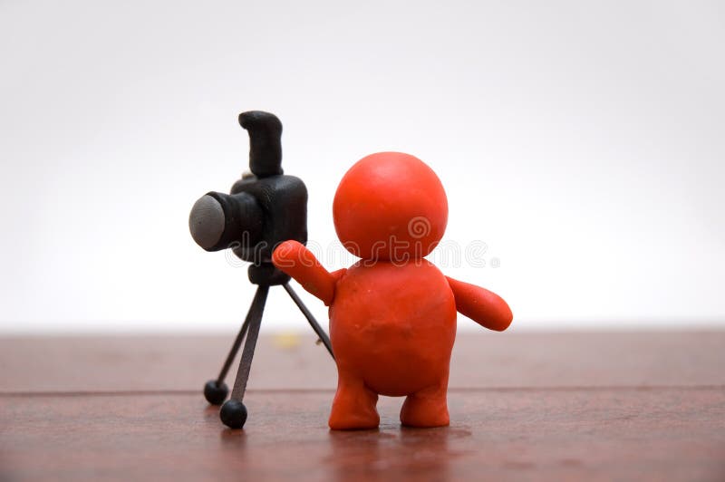 Plasticine Person with Businessman and Alien Stock Photo - Image of ...