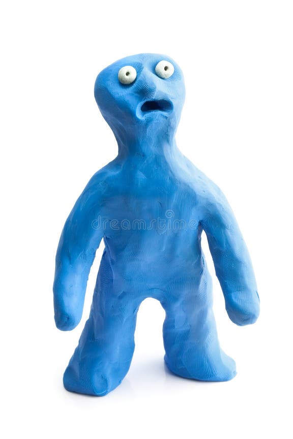 Plasticine man stock image. Image of individual, amazed - 15880019