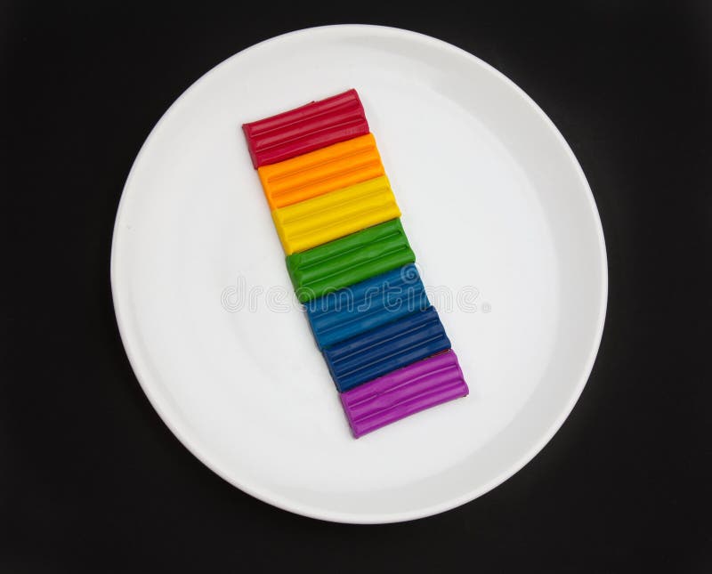 Plasticine Multicolored Cartoon People on Globe. the Use and Depletion ...