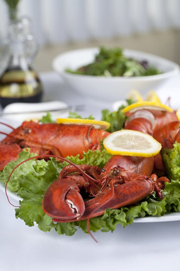 Plat Ou Plat De Homard Servi Dans Un Restaurant Cubain Image stock ...