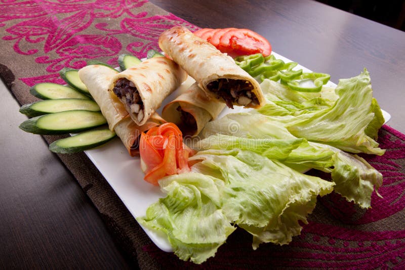 Syrien Shawarma De Boeuf Shawarma De Poulet à Sandwich Shawarma Kebab ...