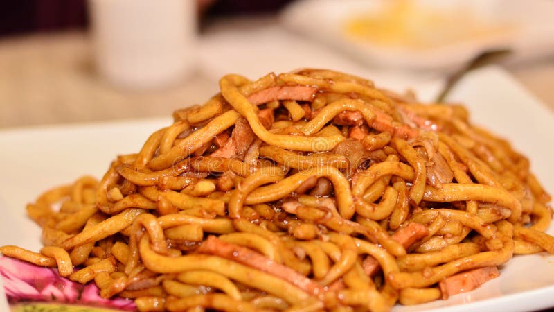 Plat frit de nouille photo stock. Image du cuisine, chinois - 29791002