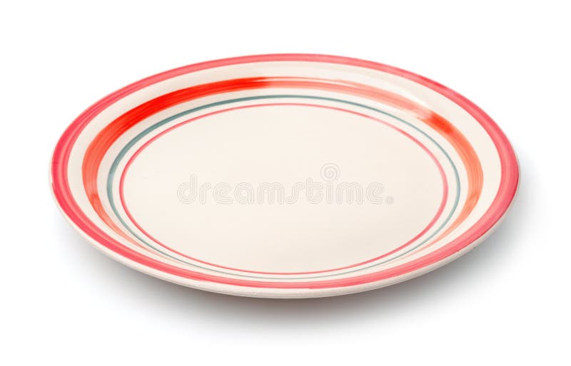 Plat vide de cru image stock. Image du ceramique, above - 133696341