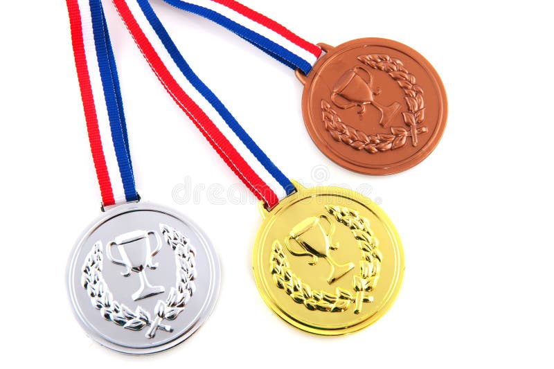 Plata y oro de bronce foto de archivo. Imagen de fila - 15103650