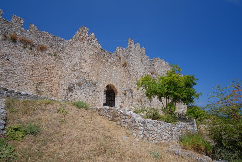 Platamon Castle in Greece stock photo. Image of fortress - 64994012