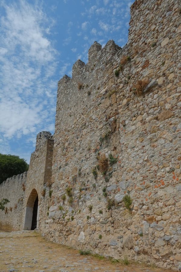 Platamon Castle in Greece stock photo. Image of sightseeing - 64994094