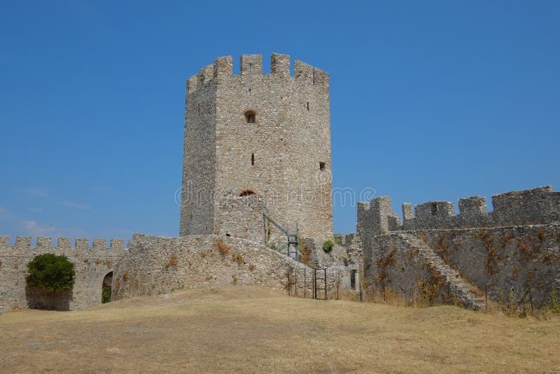 Platamon Castle in Greece stock image. Image of greece - 64994351