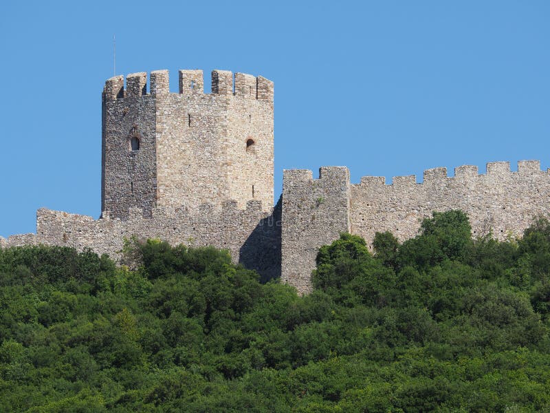The Platamon Castle in Platamonas City, Pieria, Greece Stock Photo ...