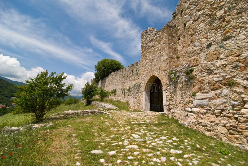 Platamonas castle stock image. Image of castle, culture - 29689997
