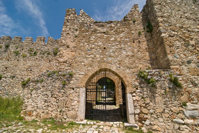 Platamonas castle stock image. Image of travel, building - 29689795