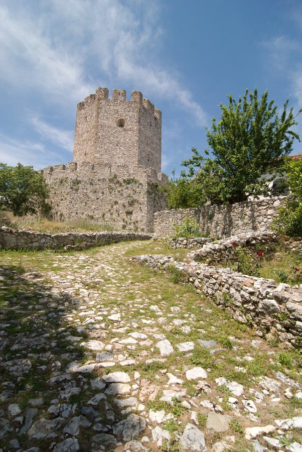 Platamonas castle stock image. Image of castle, citadel - 29727393