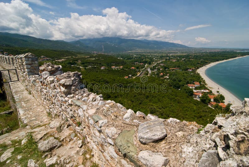 Platamonas castle stock photo. Image of fortress, platamonas - 29689912