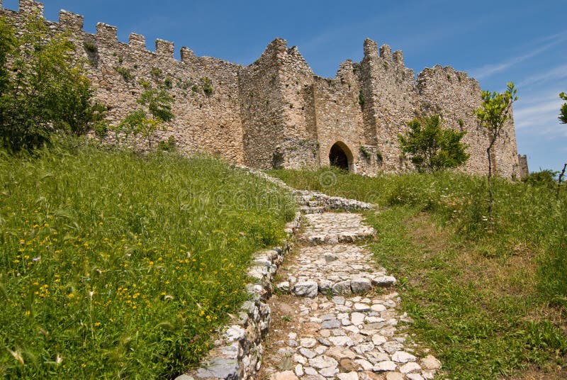 Platamonas castle stock image. Image of castle, culture - 29689997