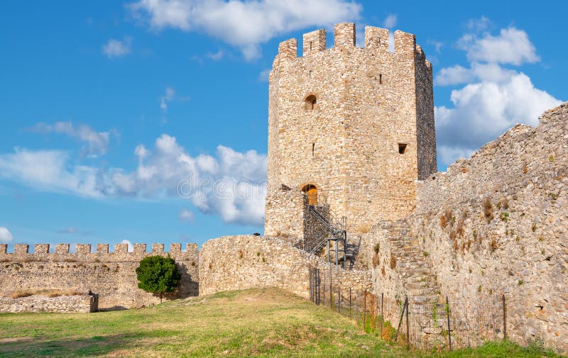 Platamonas Fortress. Pieria, Greece Stock Image - Image of building ...