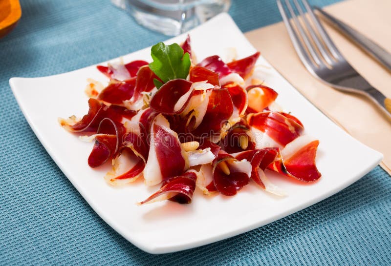 Plate Appetizing Duck Jamon Stock Photos - Free & Royalty-Free Stock ...