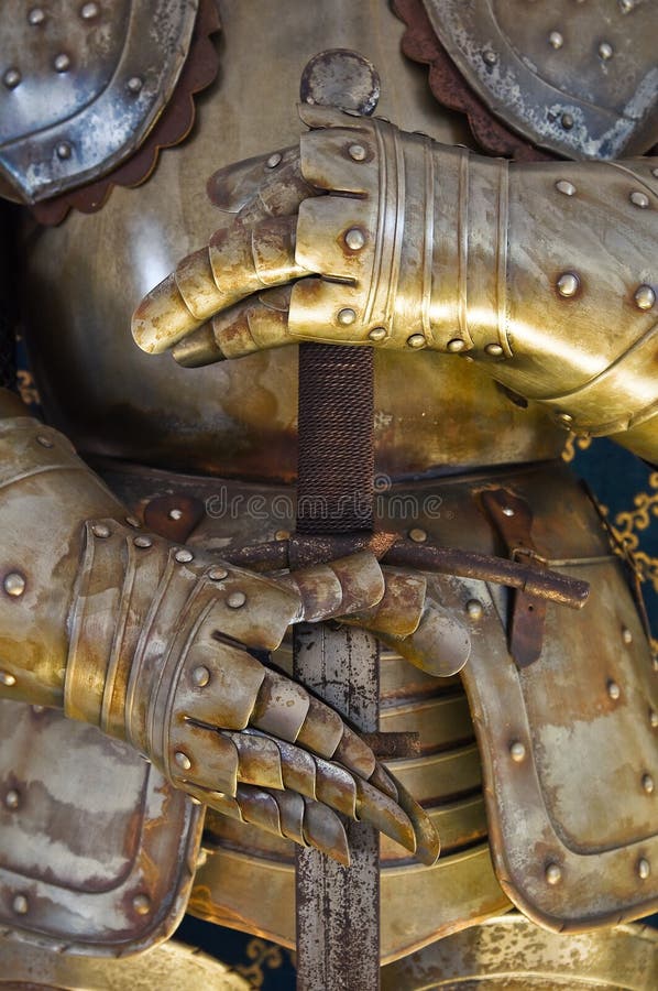 Plate armour. stock photo. Image of inside, italy, medieval - 26468550