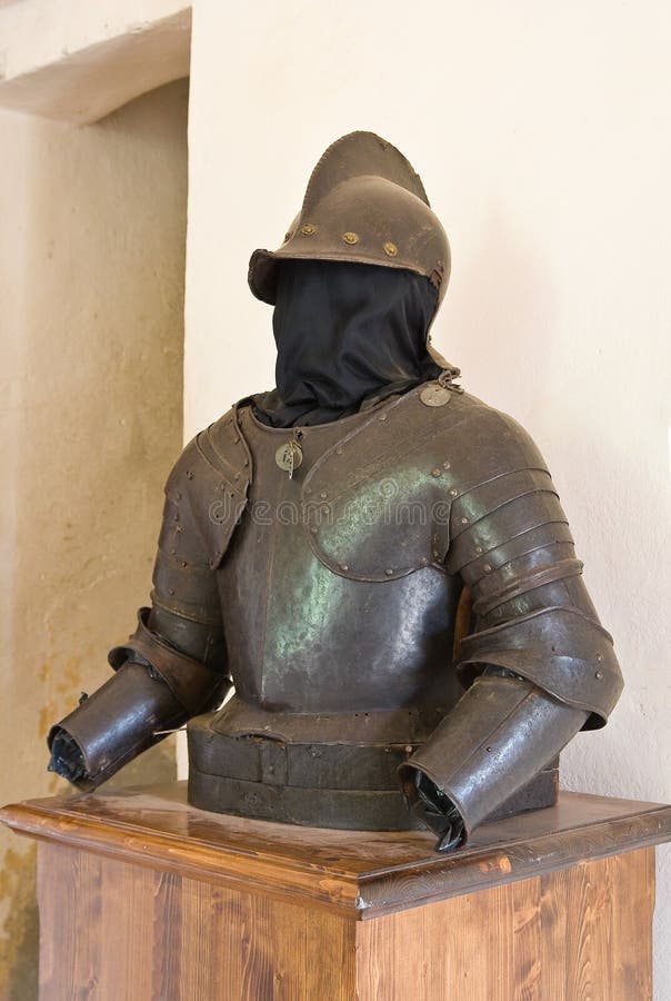 Plate armour. stock image. Image of indoor, ancient, century - 29028685