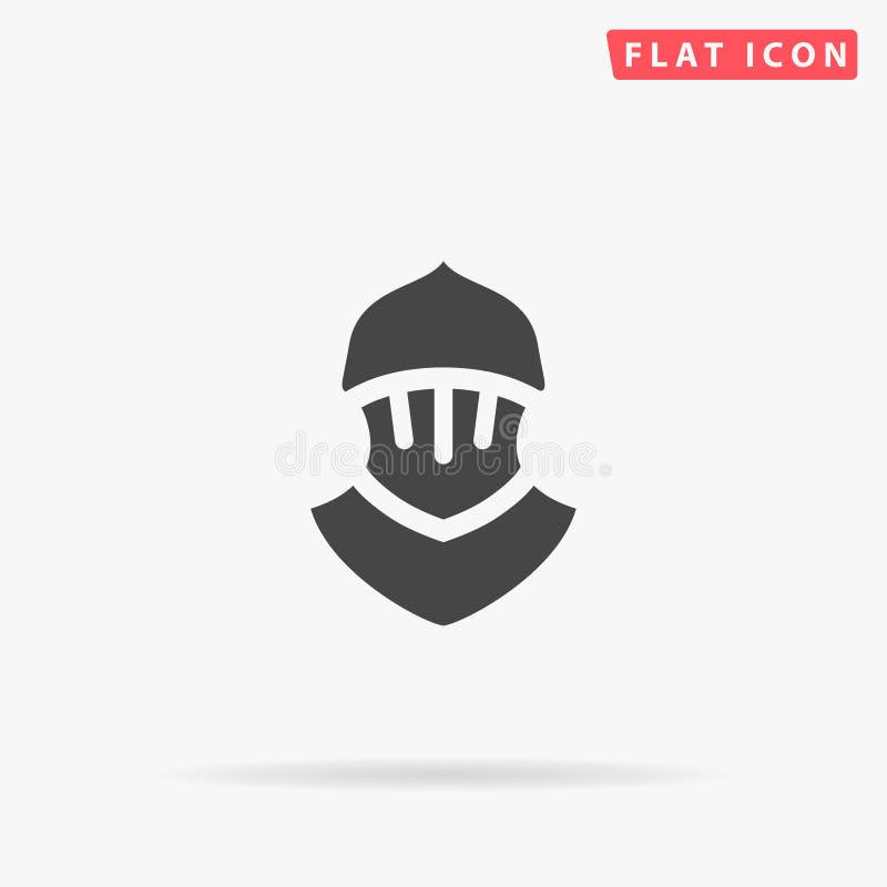Plate Armour Flat Vector Icon Stock Vector - Illustration of soldier ...