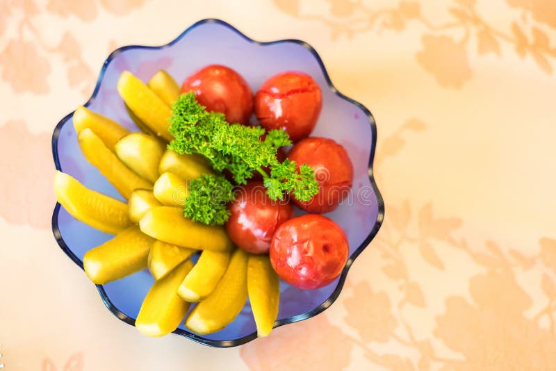 Plate of assorted pickles stock image. Image of cucumber - 92018753