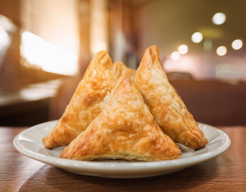 Assorted Puff Pastries stock illustration. Illustration of savory ...