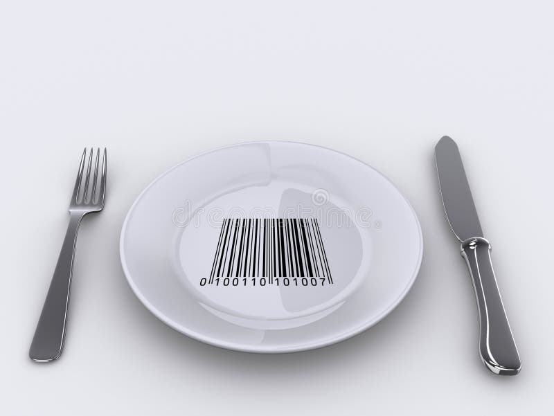 Plate barcode stock illustration. Illustration of idea - 3492608