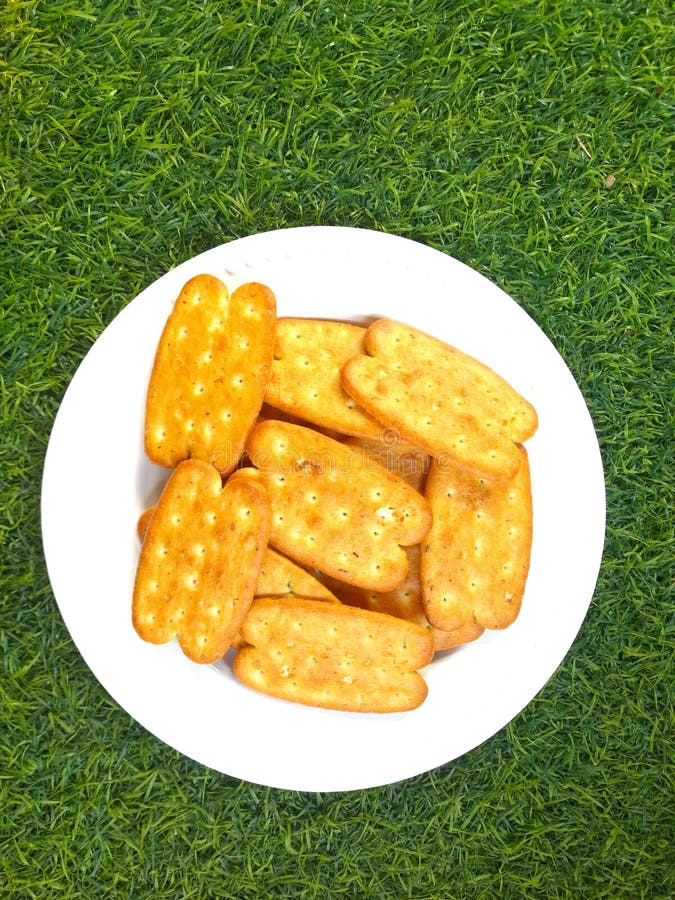 A Plate of Biscuits for an Afternoon Snack Stock Photo - Image of meal ...