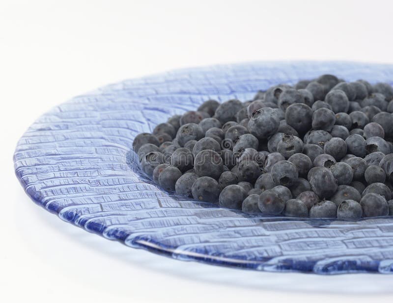 Plate of Blueberries stock image. Image of blue, hungry - 18995695