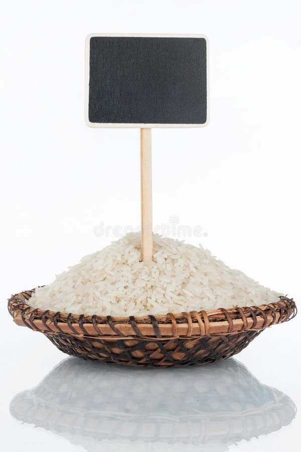 Rice grain and price tag stock image. Image of nature - 22799811
