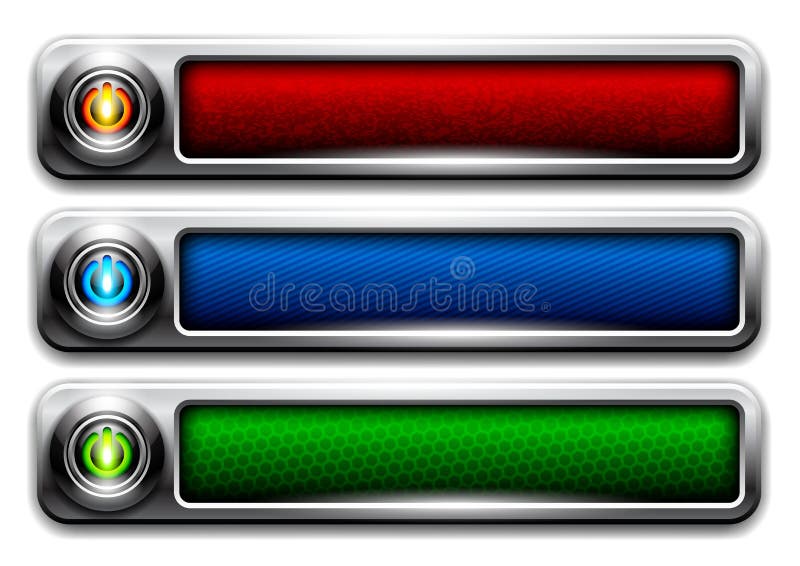 Banners. stock vector. Illustration of silver, graphic - 17844435