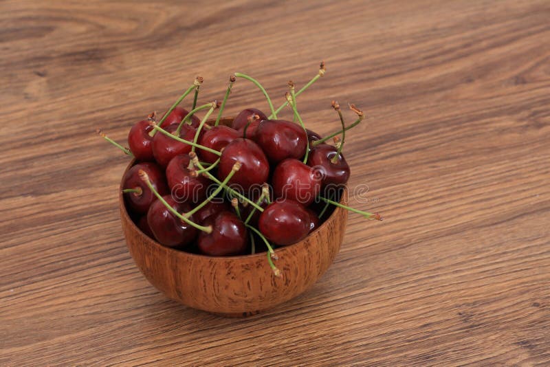 A plate of cherries stock photo. Image of gourmet, fruits - 56028410