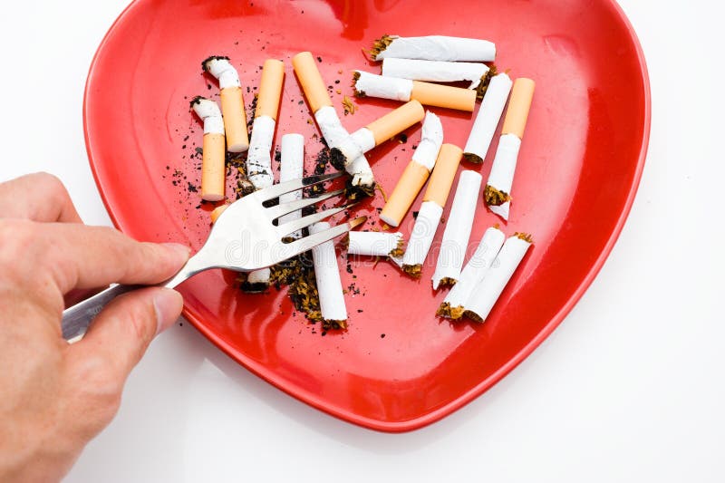 Plate with cigarette stock photo. Image of cuisine, close - 14665998