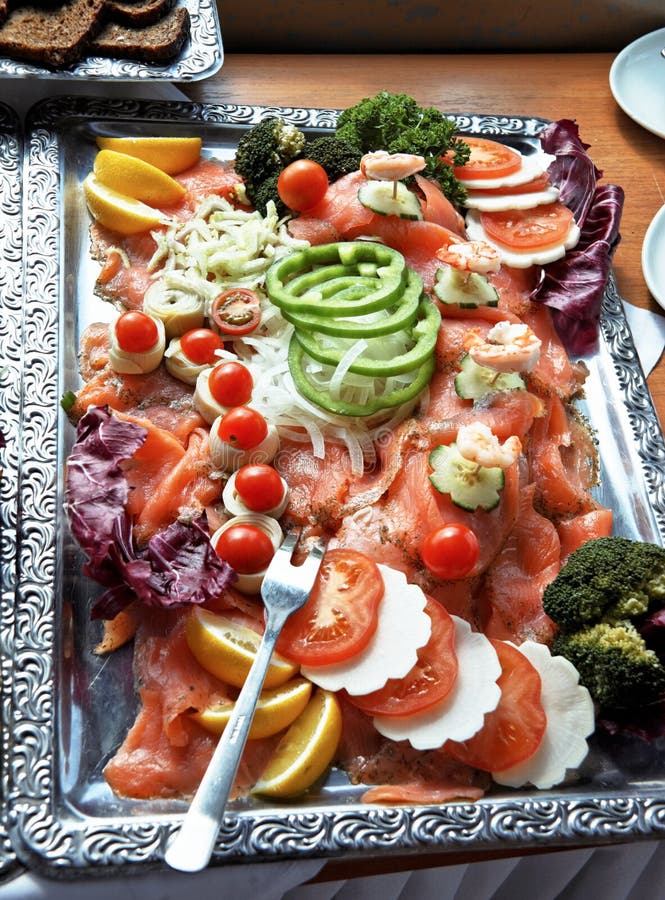 Cold buffet stock image. Image of cheese, platters, buffet - 11296989