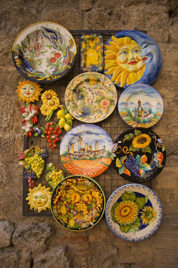 Plate collection stock photo. Image of bright, plaques - 8760548