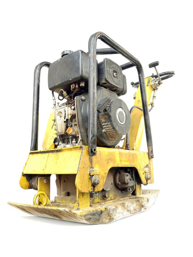 Compactor Isolated on White Stock Image - Image of internal, dirty: 2499291