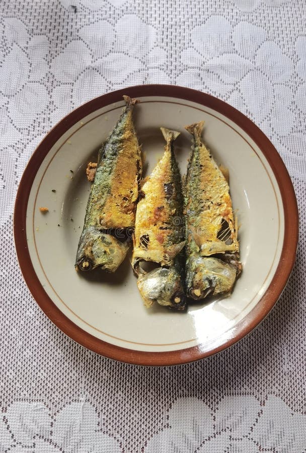 A Plate of Cooked Fish, a Simple yet Satisfying Meal Stock Image ...