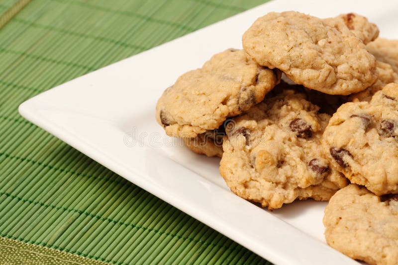 Plate of Cookies stock image. Image of green, food, fresh - 14779833