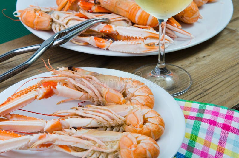 Plate of crayfish stock image. Image of gastronomy, food - 37495179