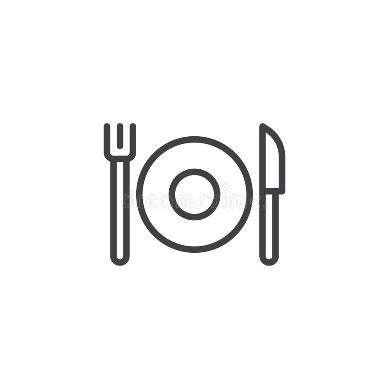 Plate Outline Stock Illustrations – 73,977 Plate Outline Stock ...