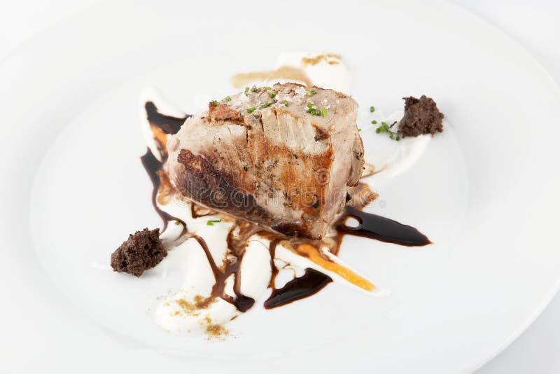 Plate design stock photo. Image of dinner, dish, restaurant - 4424252